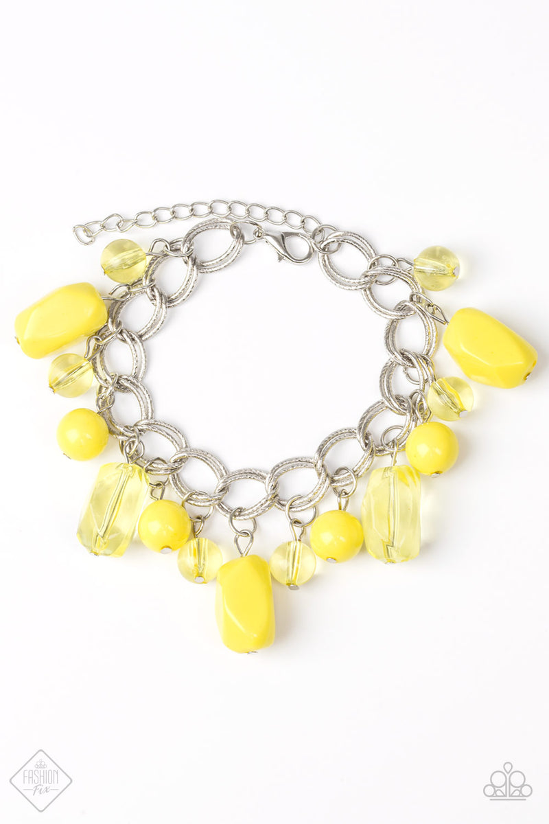 Paparazzi Seize The BAY Yellow Bracelet – Kelly's Treasure Trove